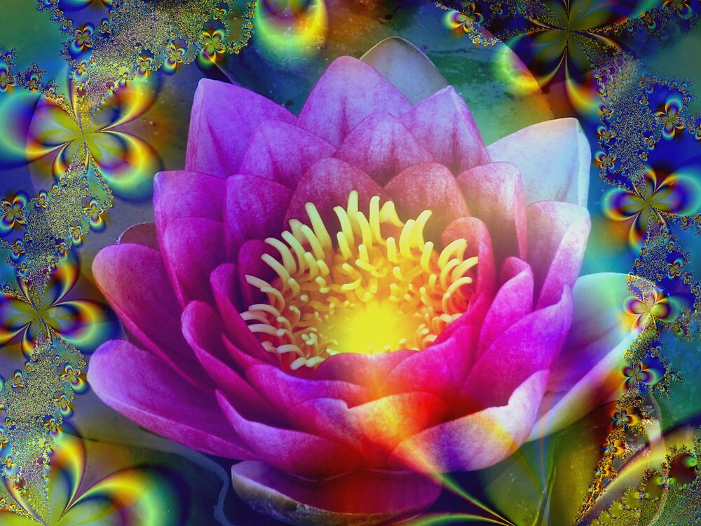 "Sacred Flower" by Brian Exton | Redbubble