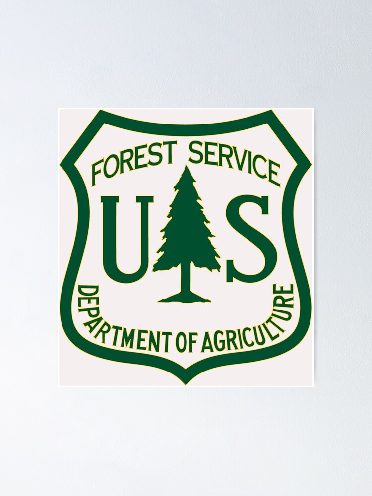 "U.S. Forest Service Logo (Green/Transparent)" Poster by enigmaticone ...