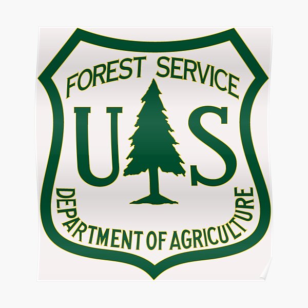 "U.S. Forest Service Logo (Green/Transparent)" Poster by enigmaticone ...