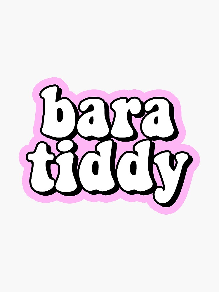 "Bara Tiddy" Sticker for Sale by kawaiicrossing | Redbubble