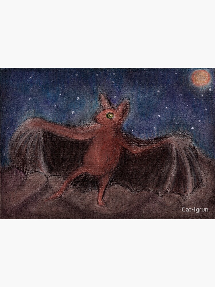 "Dancing bat" Sticker for Sale by Cat-Igrun | Redbubble