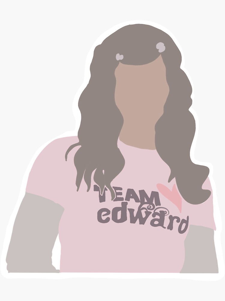 "team edward" Sticker for Sale by sommerroy | Redbubble