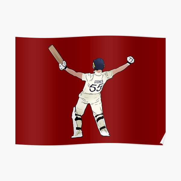 "Ben Stokes" Poster for Sale by HitFor6 | Redbubble