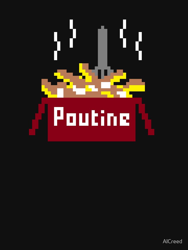 "8-Bit Poutine" T-shirt for Sale by AlCreed | Redbubble | canada t ...