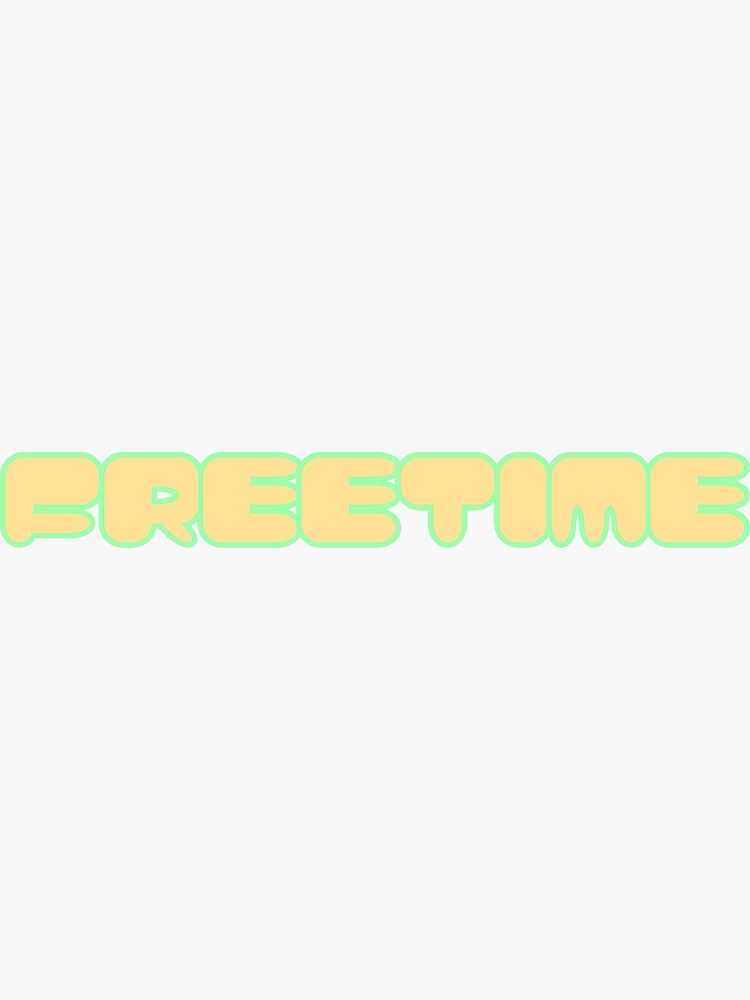 "Ruel FreeTime " Sticker by tanneyc | Redbubble