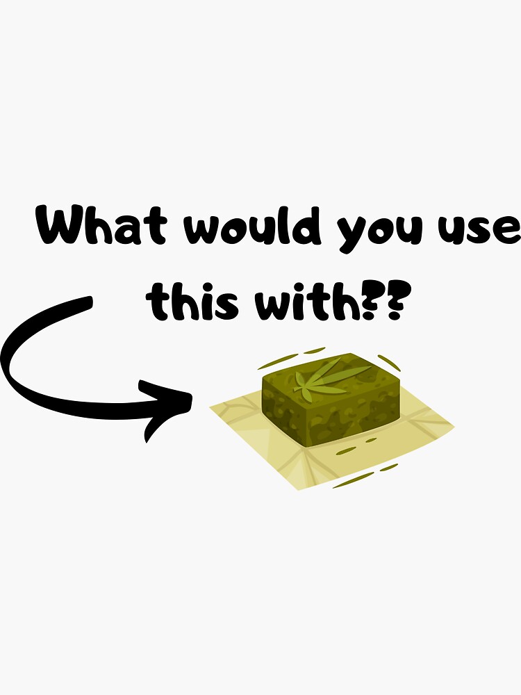 "Cannabutter" Sticker for Sale by diverse-designs | Redbubble