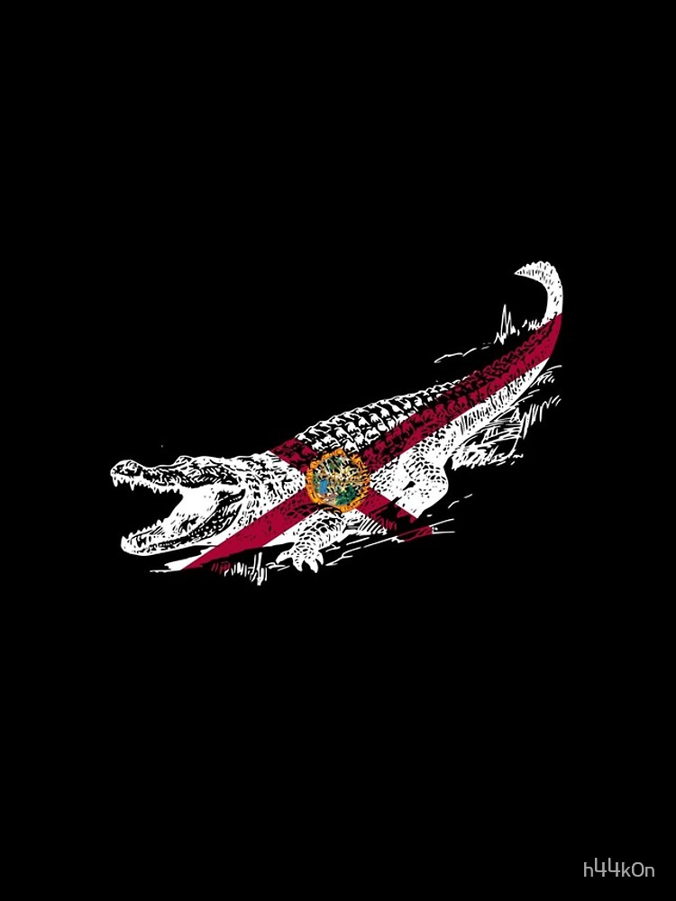 "Florida Flag Gator Alligator Crocodile Wildlife FL Souvenir" iPhone ...