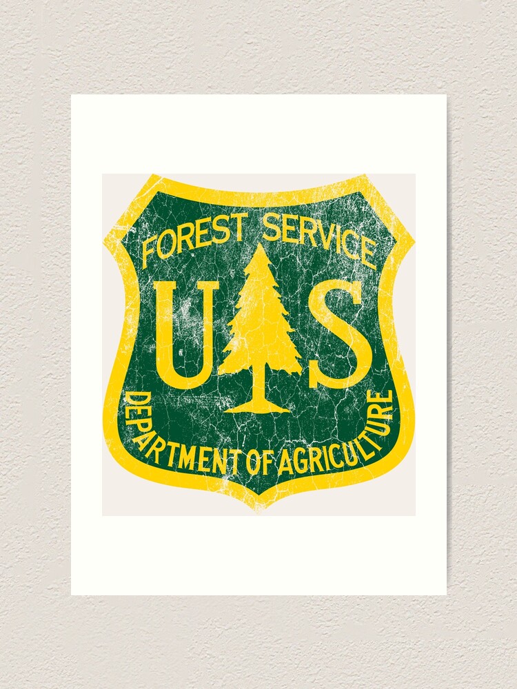 "U.S. Forest Service Logo (Grunge Style)" Art Print for Sale by ...