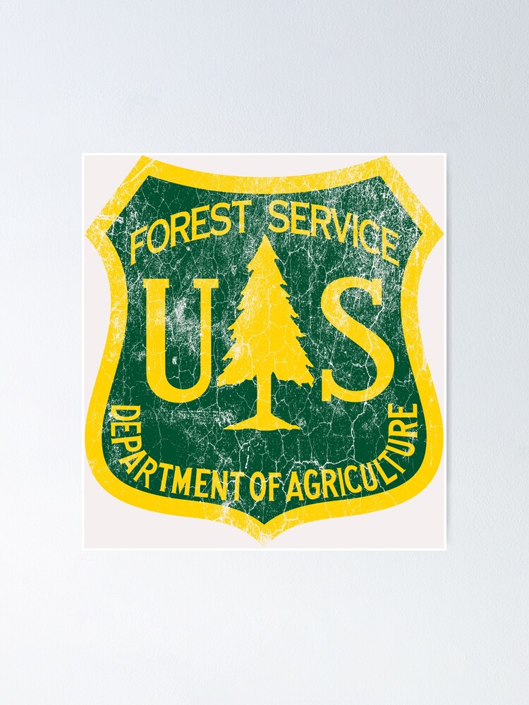 "U.S. Forest Service Logo (Grunge Style)" Poster for Sale by ...