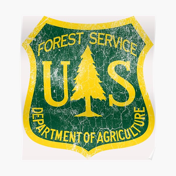 "U.S. Forest Service Logo (Grunge Style)" Poster for Sale by ...