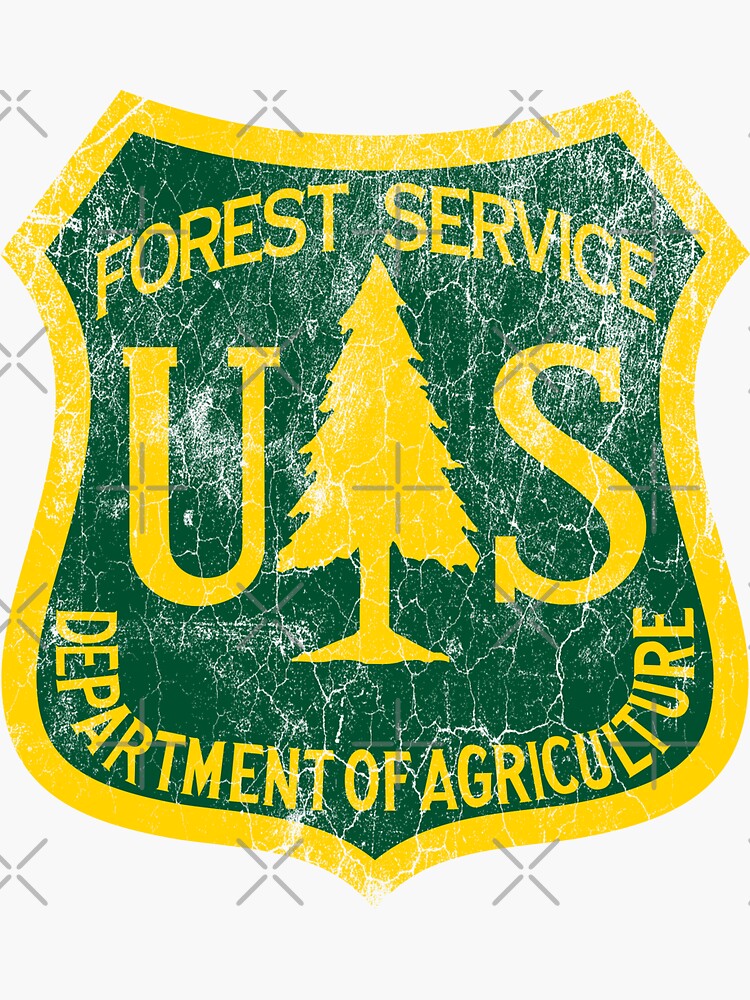 "U.S. Forest Service Logo (Grunge Style)" Sticker for Sale by ...
