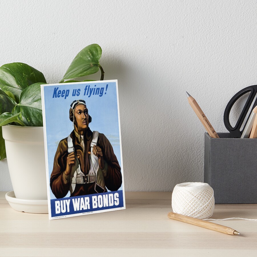 "1943 Keep Us Flying USA Air Force Buy War Bonds - Vintage WWII ...