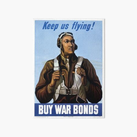 "1943 Keep Us Flying USA Air Force Buy War Bonds - Vintage WWII ...