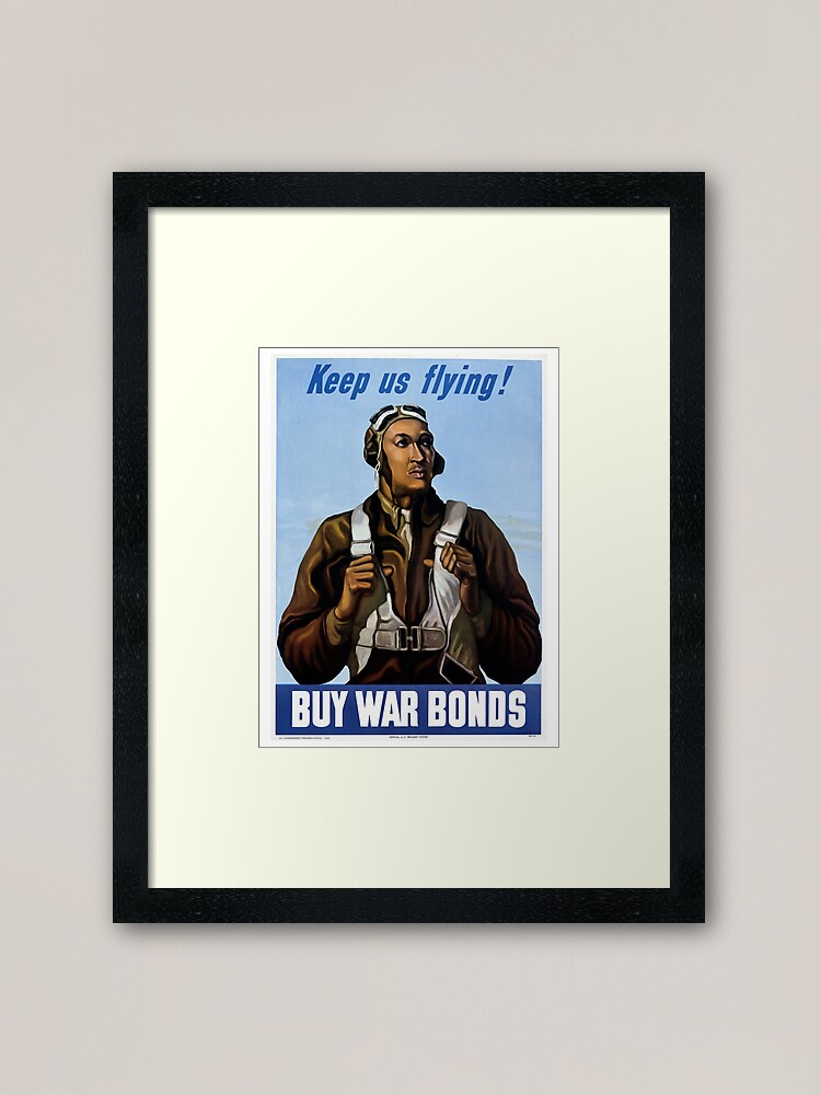 "1943 Keep Us Flying USA Air Force Buy War Bonds - Vintage WWII ...