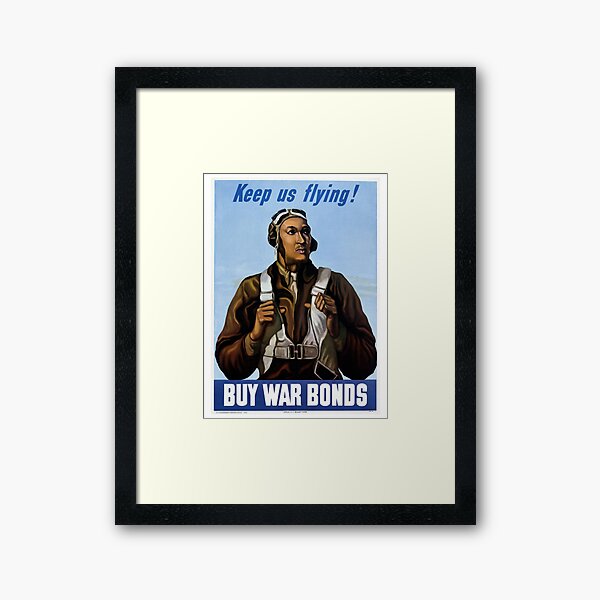 "1943 Keep Us Flying USA Air Force Buy War Bonds - Vintage WWII ...