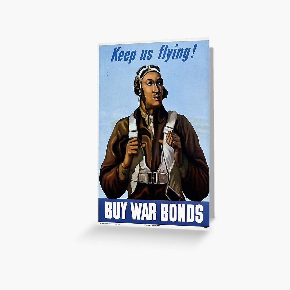 "1943 Keep Us Flying USA Air Force Buy War Bonds - Vintage WWII ...