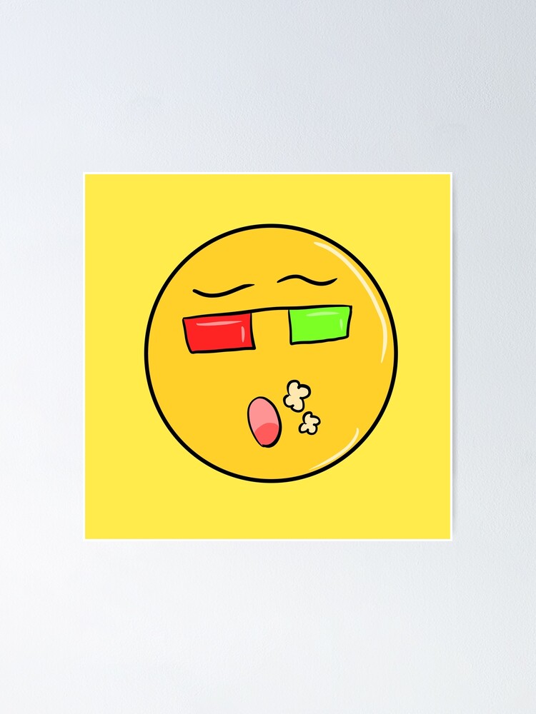 "Movie time emoji " Poster for Sale by Pixel-gor | Redbubble