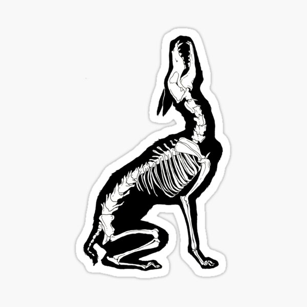 "Howling" Sticker by BramblewoodArt | Redbubble