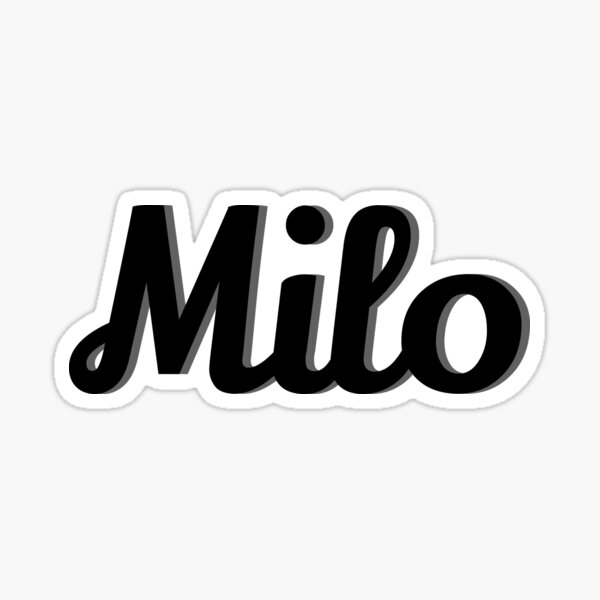 "Milo" Sticker for Sale by YAYORE19 | Redbubble