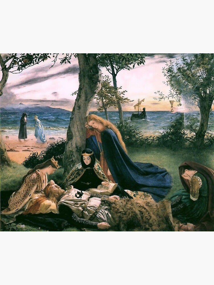 "Death of King Arthur Excalibur Merlin Camelot Holy Grail Quest ...