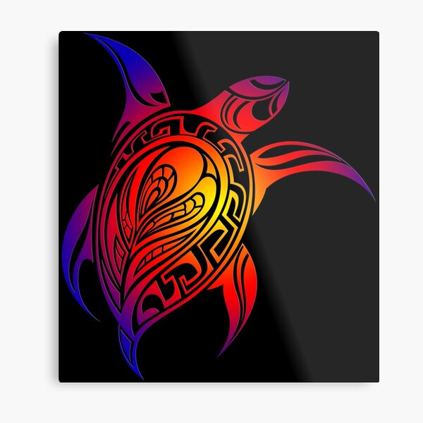 Hawaiianische Meeresschildkrötenkunst