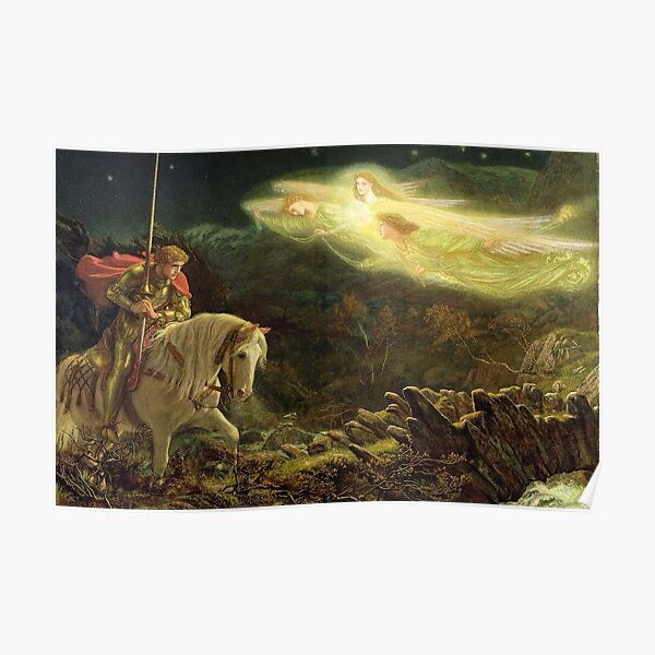 Póster «Sir Galahad Rey Arturo Excalibur Merlin Camelot Holy Grail ...