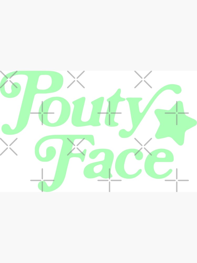 "Addison Rae Pouty Face Pastel Green" Poster by cloudvity | Redbubble