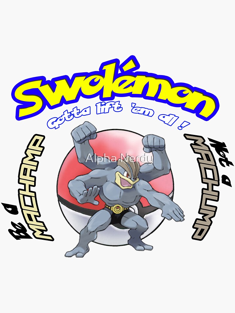 "Pokemon - Be a Machamp" Sticker for Sale by kaytee137 | Redbubble