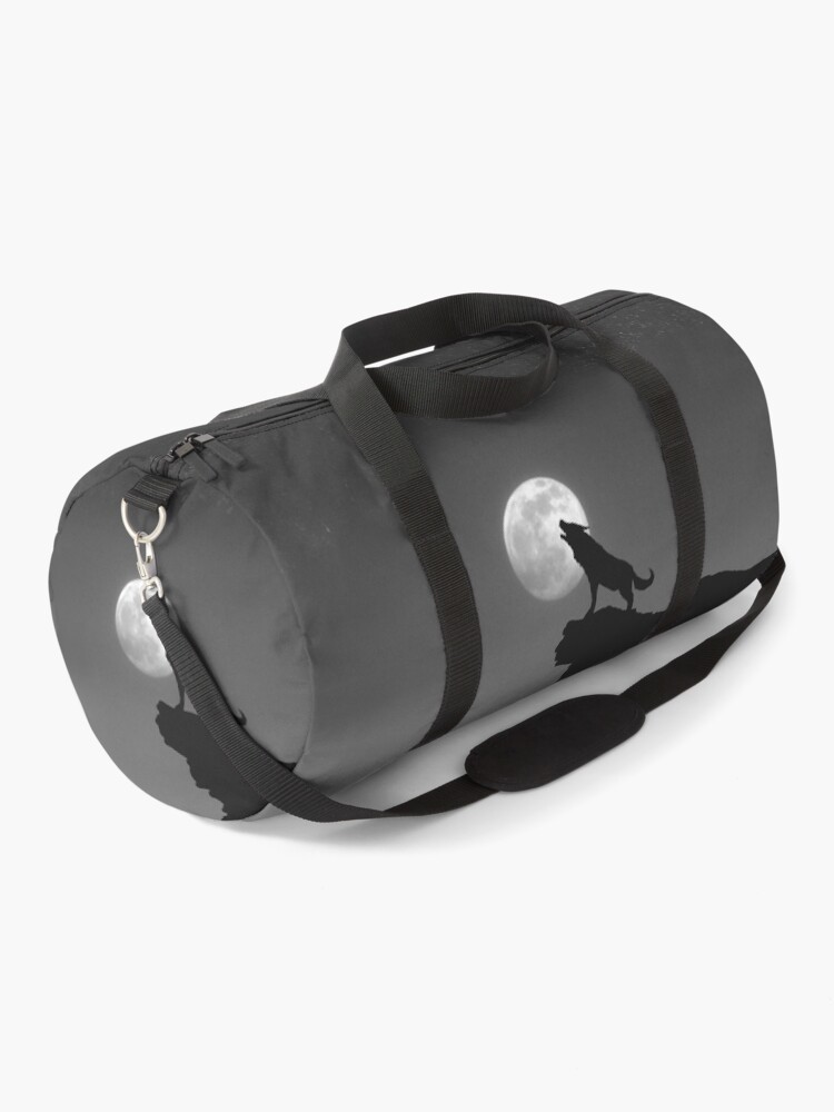 "Iconic lone mountain wolf duffle bag" Duffle Bag for Sale by 6059 ...