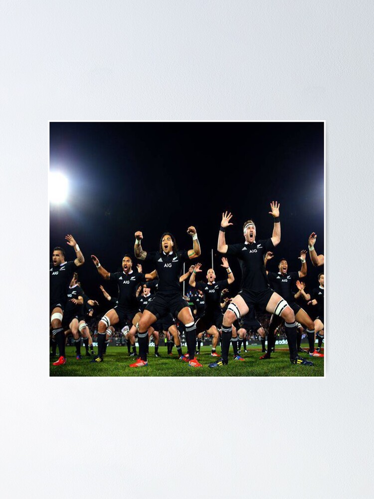 "ALL BLACKS" Poster for Sale by Manbuk | Redbubble
