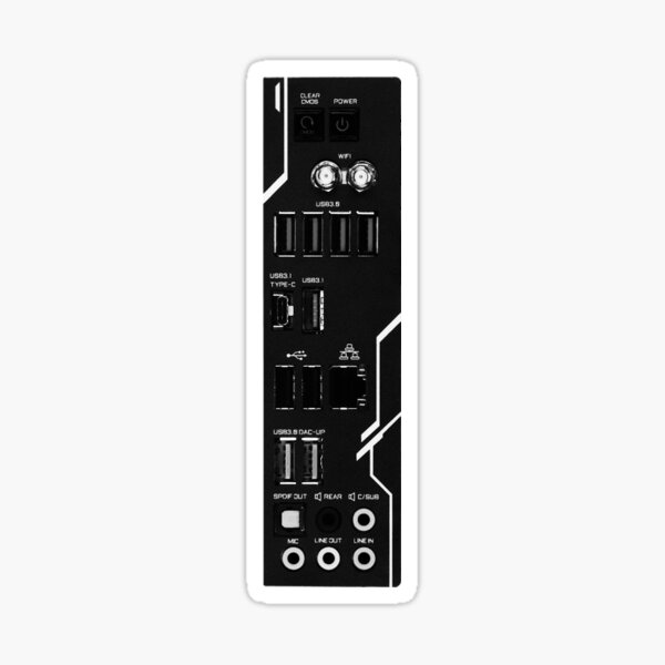 "I/O Back " Sticker for Sale by Fultron | Redbubble