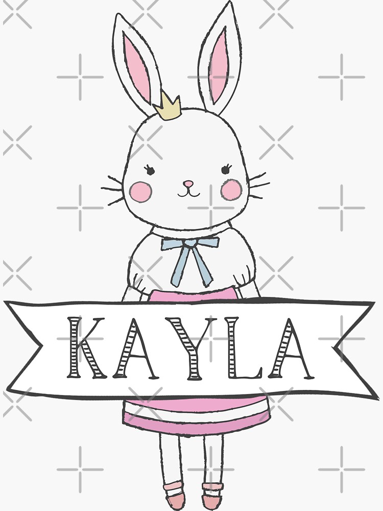 "Kayla" Sticker by A-Personalised | Redbubble