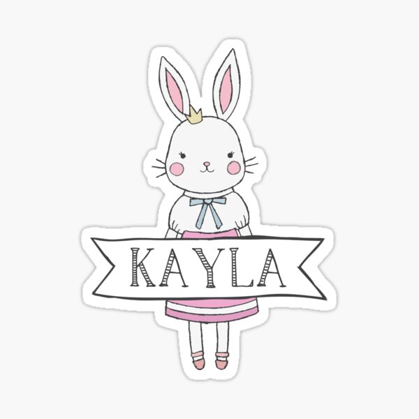 "Kayla" Sticker by A-Personalised | Redbubble