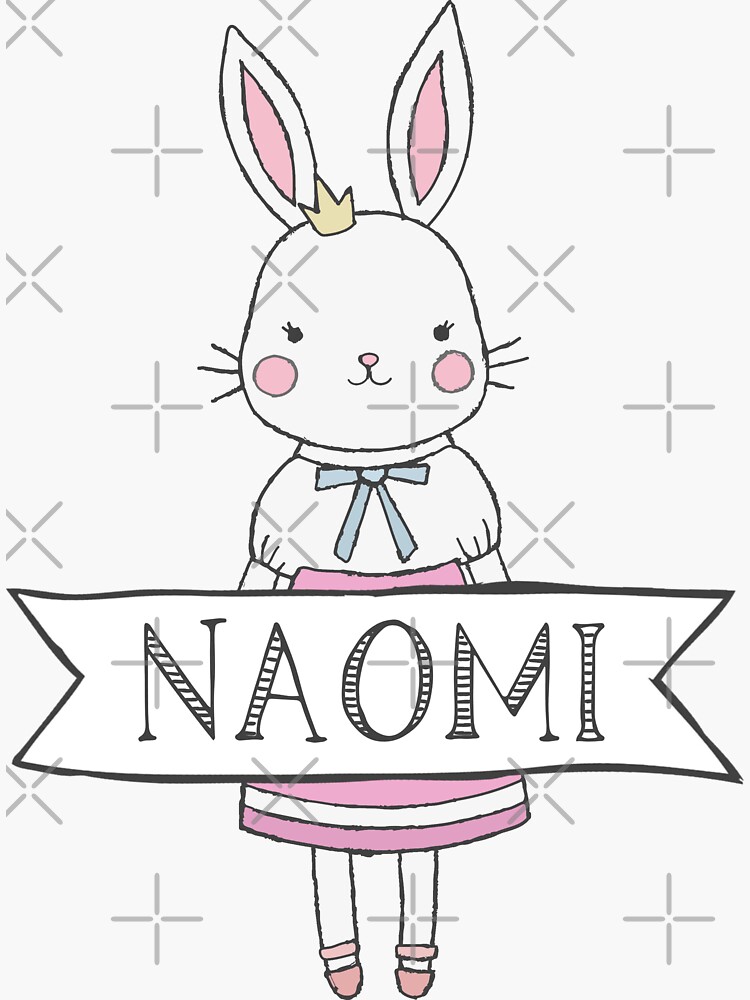 "Naomi" Sticker for Sale by A-Personalised | Redbubble