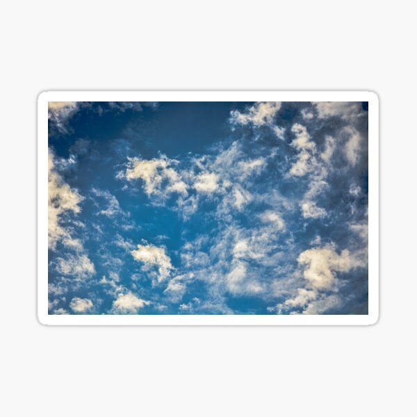 "Cloudy day" Sticker for Sale by FernwehFaraway | Redbubble