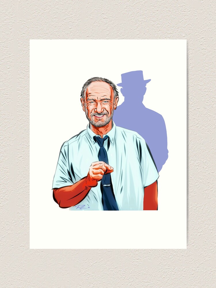 "Gene Hackman - An illustration by Paul Cemmick" Art Print for Sale by ...