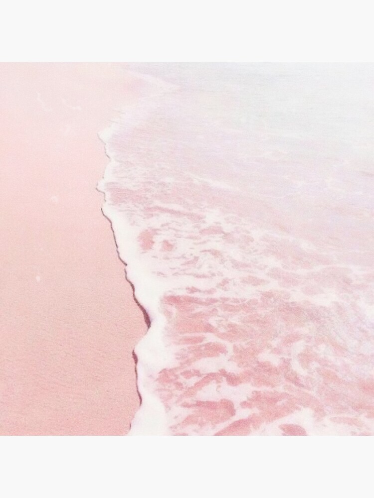 "dreamy pink beach" Sticker for Sale by MrDesign93 | Redbubble