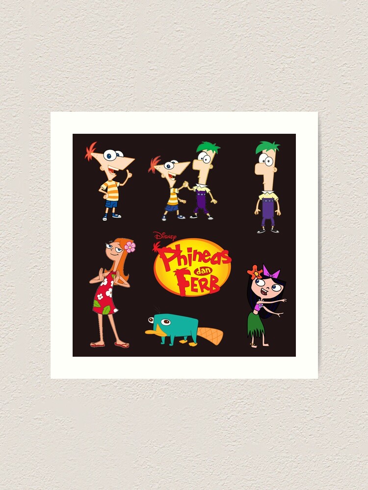 "Phineas and Ferb" Art Print for Sale by Talwaran | Redbubble