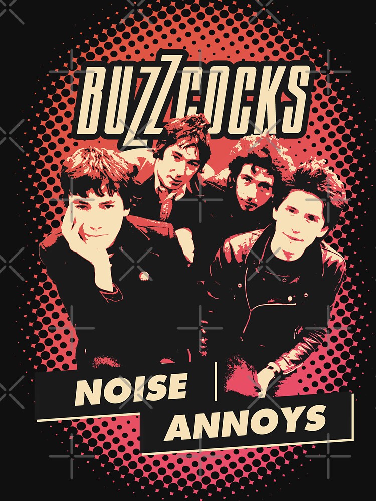 "Buzzcocks Noise Annoys" T-shirt for Sale by eyepoo | Redbubble ...
