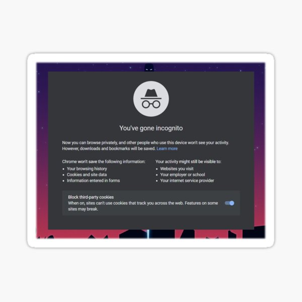 "Incognito" Sticker by rajsigjadon | Redbubble