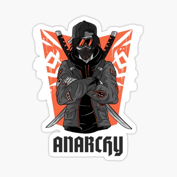 "Anarchy" Sticker for Sale by AutomaticAlice | Redbubble
