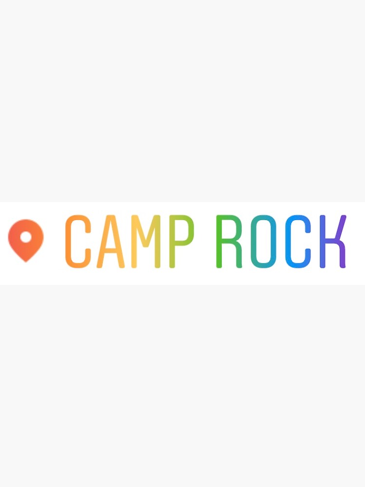 "Camp Rock" Sticker for Sale by annielouise16 | Redbubble