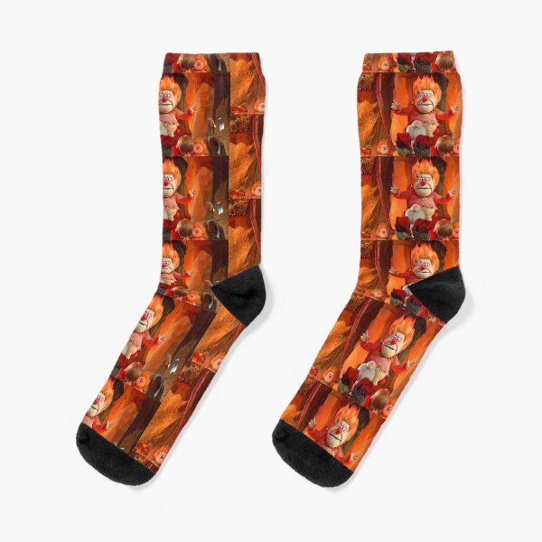 "Heat Miser Head Honcho" Socks for Sale by Slinky-Reebs | Redbubble