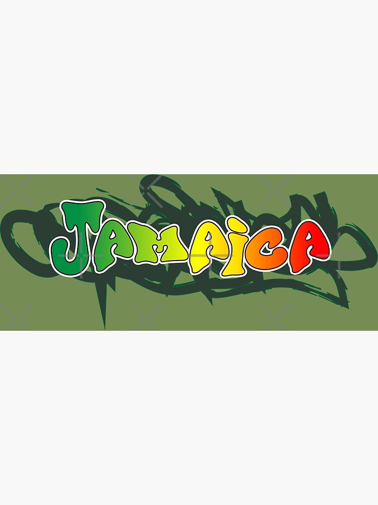 " jamaica lettering in graffiti style" Poster for Sale by kotart72 ...