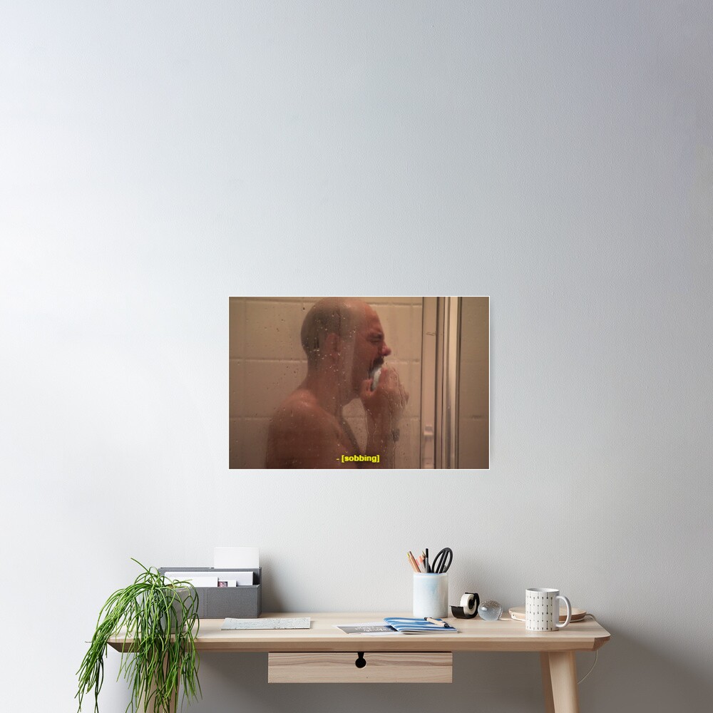 "Arrested Development Tobias Shower Crying Meme" Poster for Sale by ...