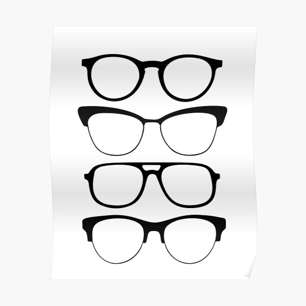 Eyeglasses Posters | Redbubble