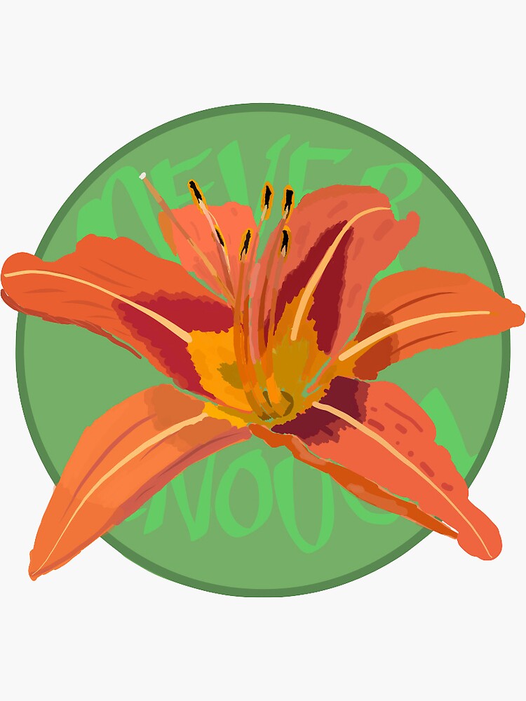 "Tiger Lily" Sticker for Sale by gingerhoney | Redbubble
