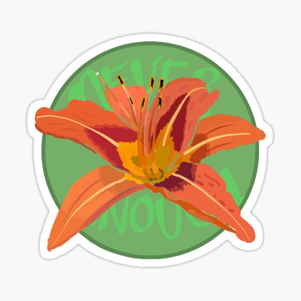 "Tiger Lily" Sticker for Sale by gingerhoney | Redbubble