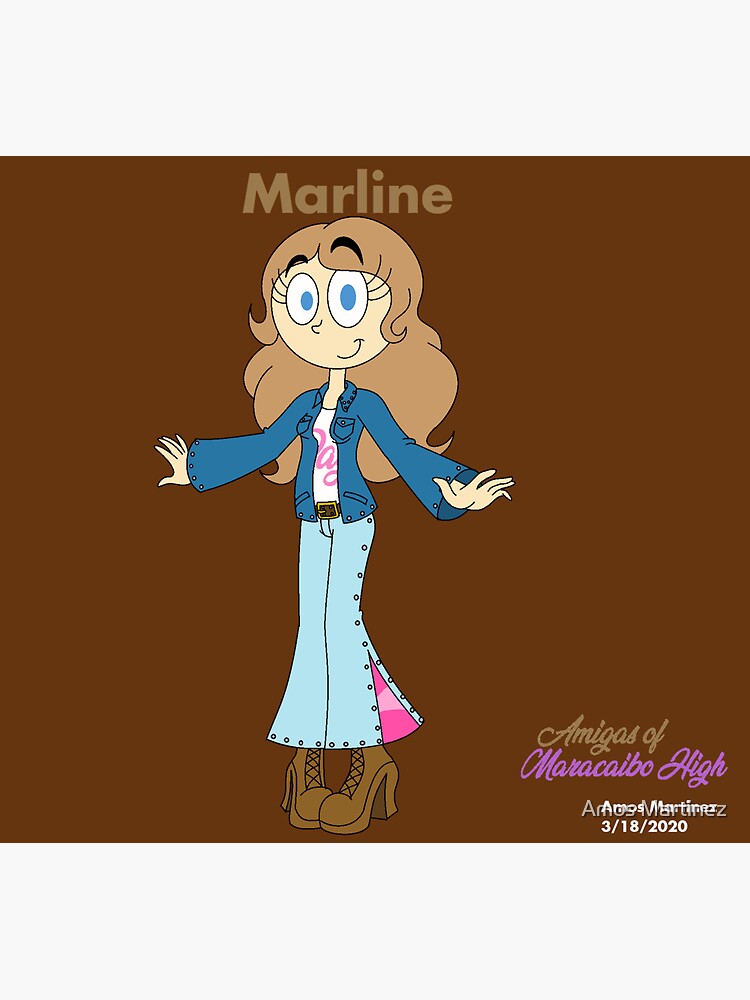 "Marline Diaz" Sticker by AmosMartinez | Redbubble