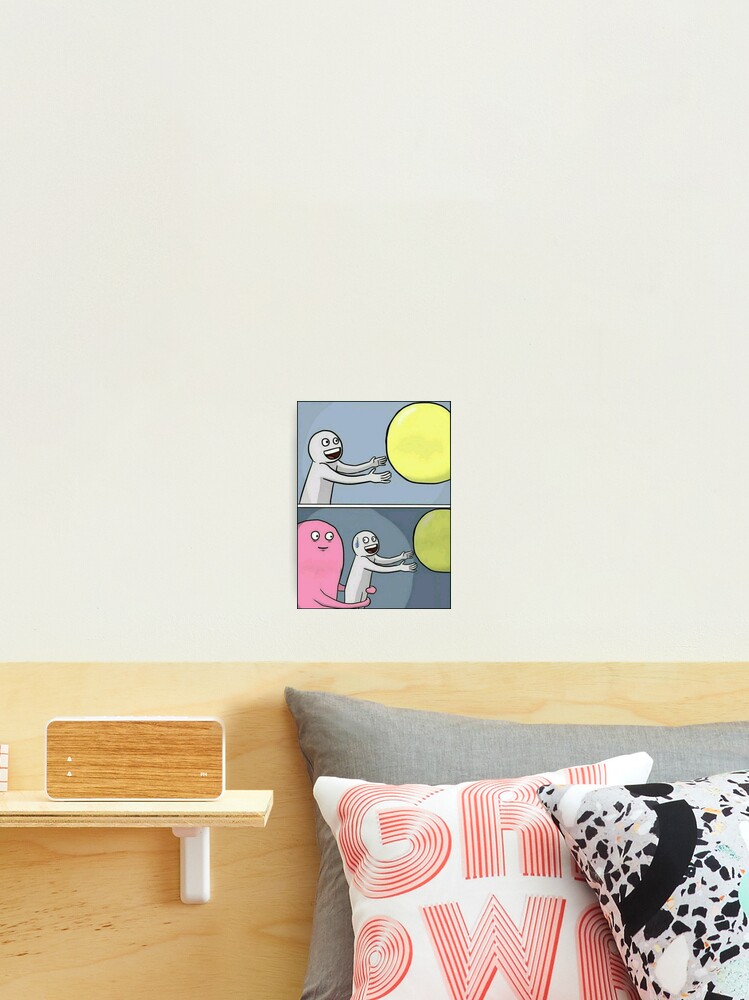 "Hugging Meme" Photographic Print for Sale by BukLauDesu | Redbubble